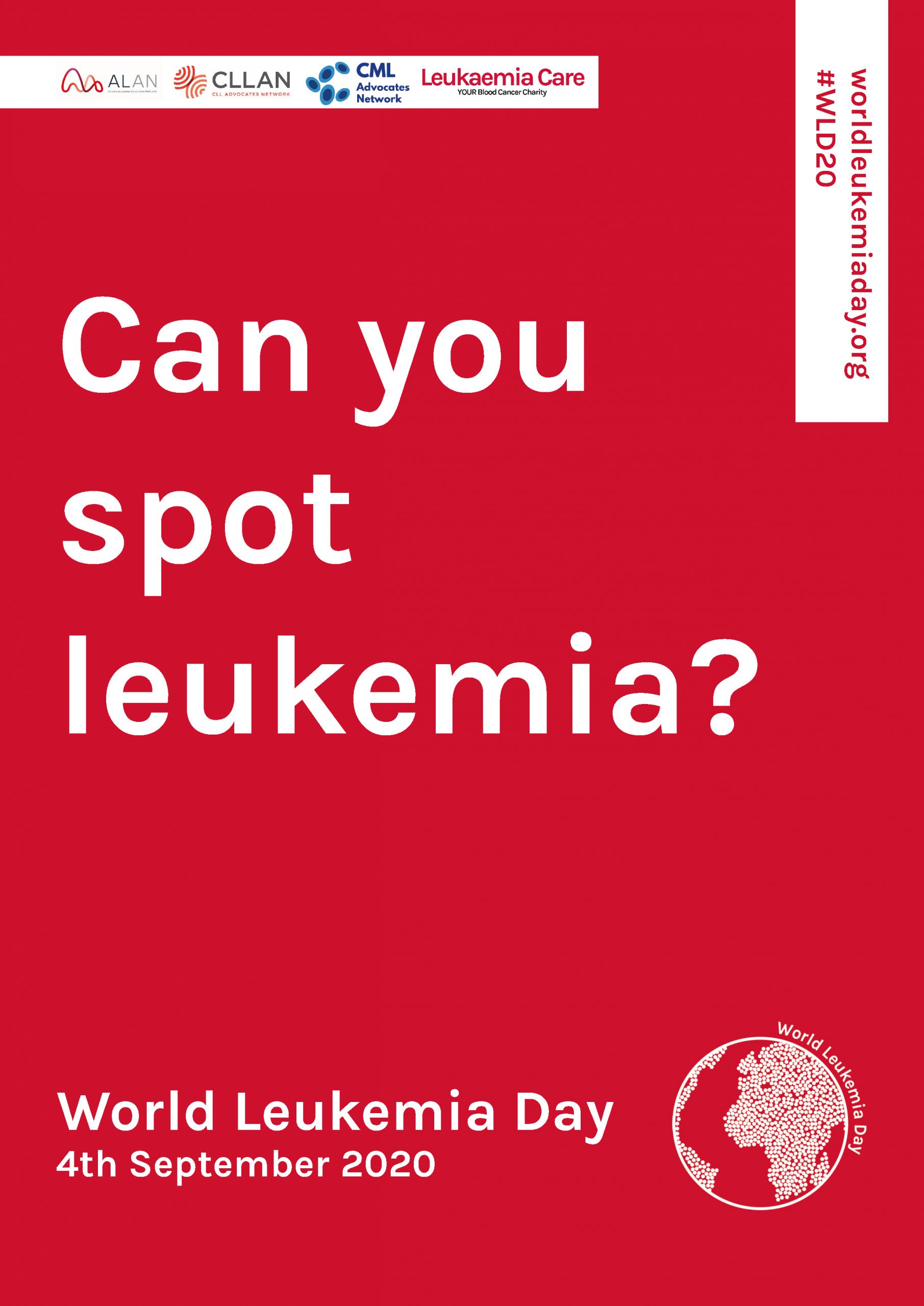 4th September is World Leukemia Day #WLD20 ! - ALAN