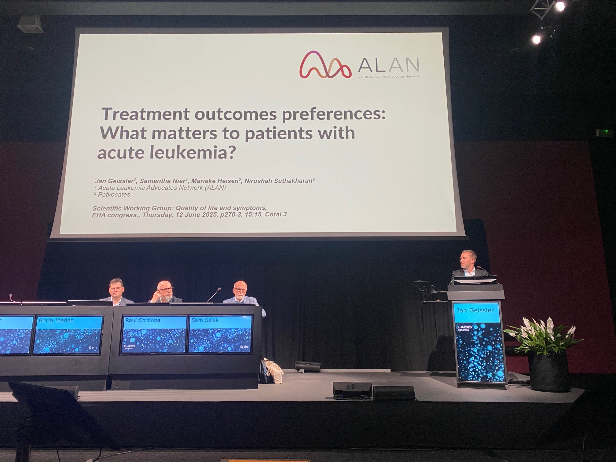 EHA congress 2025 - ALAN